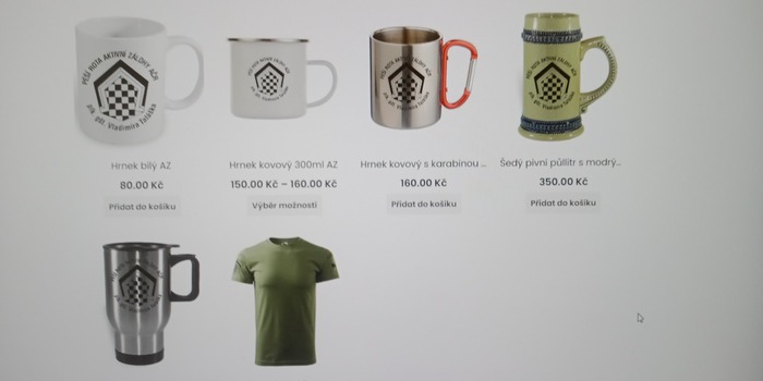 Upomínkové předměty roty :: www.mpsfar.cz